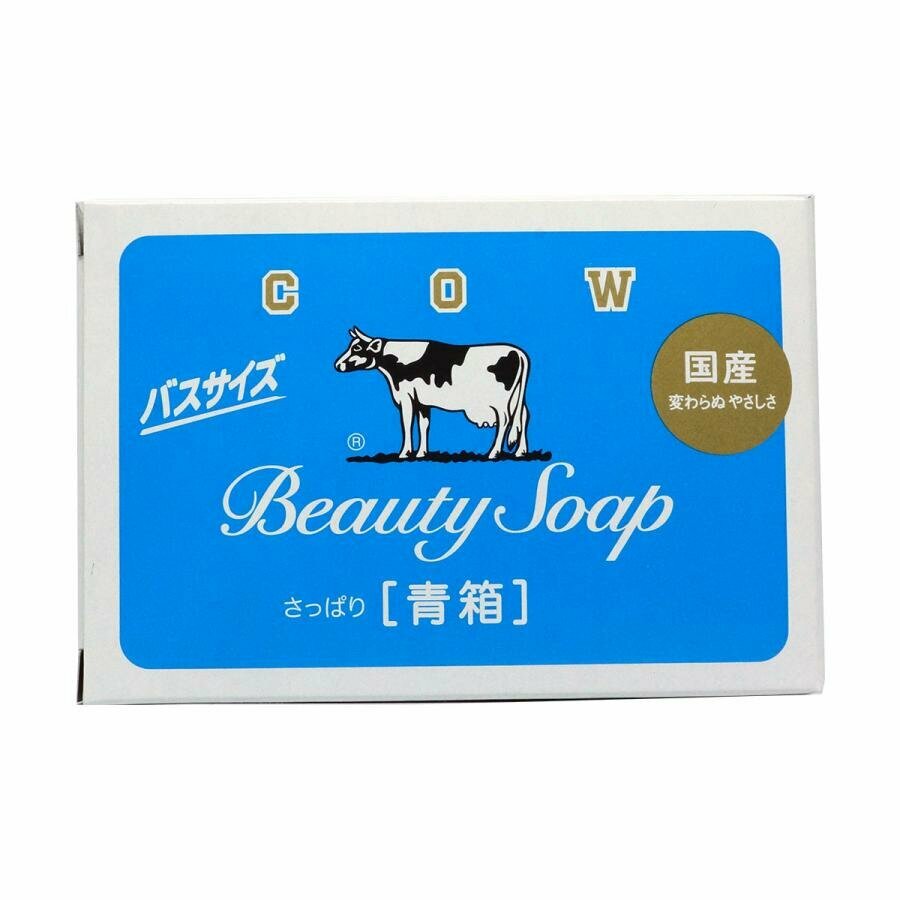 Мыло твердое COW Beauty SOAP Blue с молочными протеинами с нежным ароматом жасмина, 130 гр