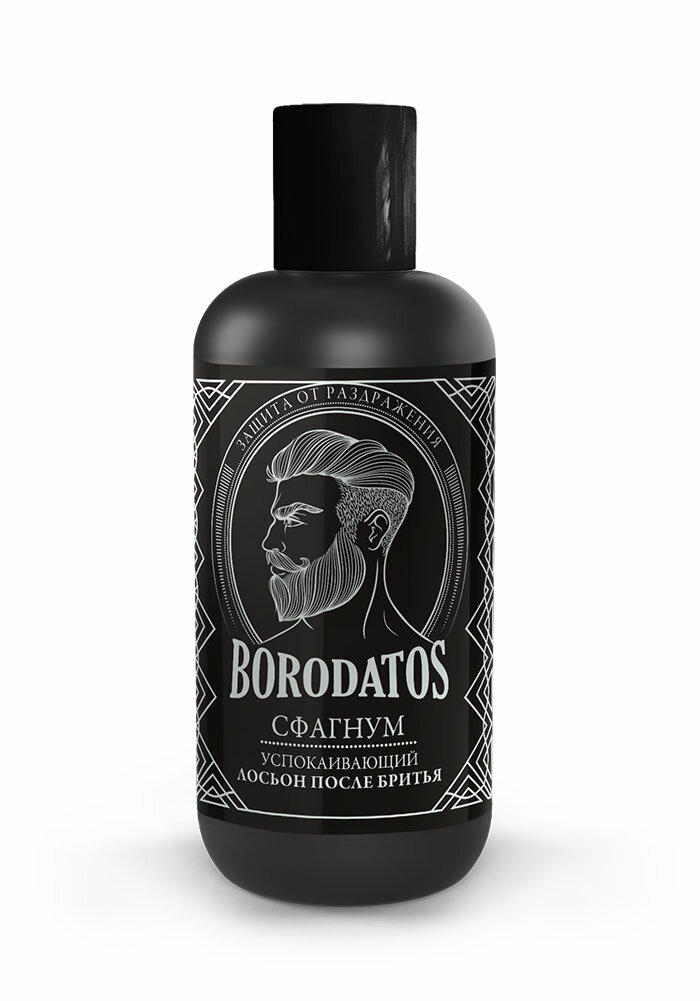 Лосьон после бритья BORODATOS "Сфагнум", успокаивающий, 200 мл