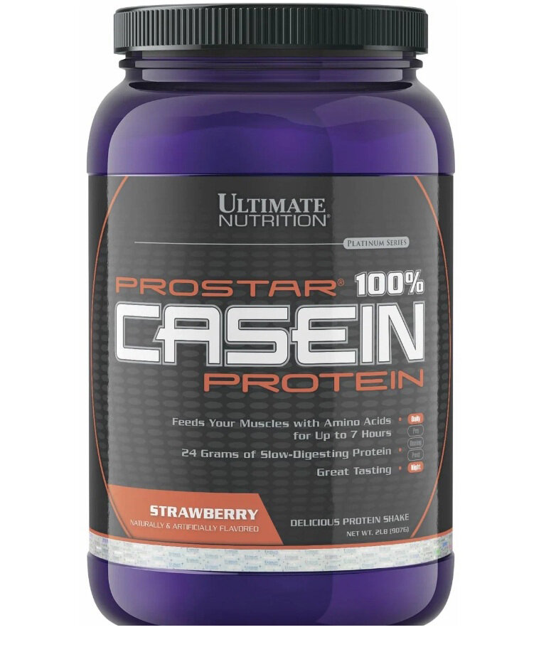 Prostar 100% Casein Protein Ultimate Nutrition (907 гр) - Ваниль