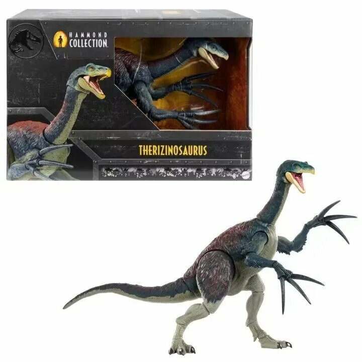 Игрушки mattel фигурки Jurassic World Dominion Hammond Collection Therizinosaurus Dinosaur Figure Collectible Toy