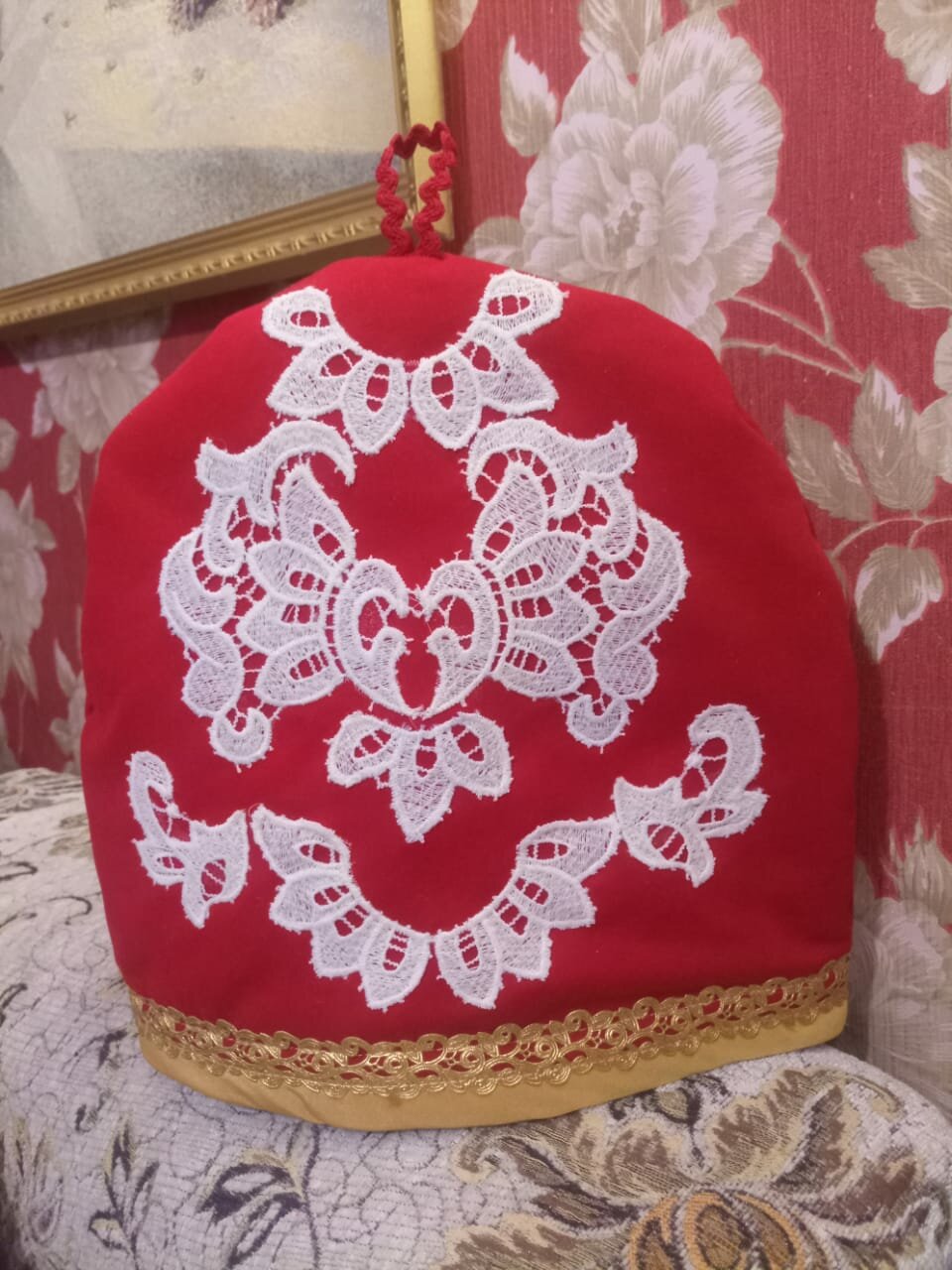 Грелка на чайник хлопок 34х30см.