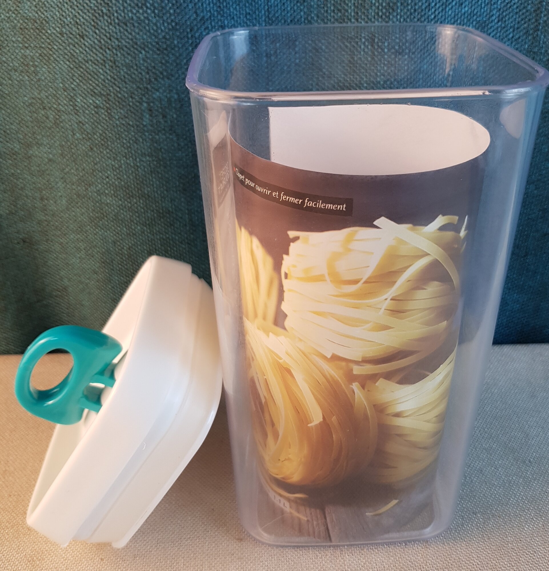 !09 Герметичная емкость для хранения с крышкой, 1.1 л, Франция, форма квадрат