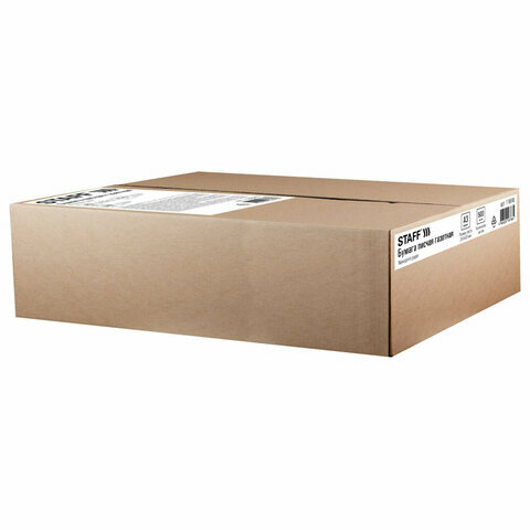 Бумага газетная большого формата А3, 43-47 г/м2, 500 л, для офиса, дома и творчества, STAFF, 116646