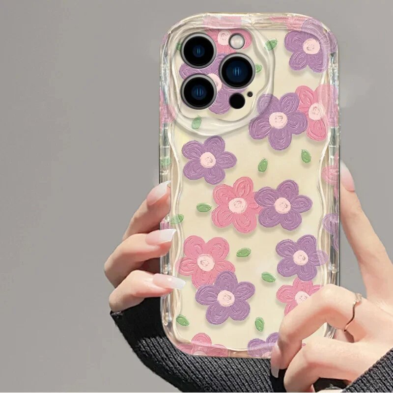 Чехол для телефона Xiaomi Mi 11 Lite 5G NE 12T 12 Lite 14 POCO F6 M6 X6 X5 Pro F3 F4 M3 M4 X4 GT X3 NFC Flower Soft Clear TPU Cover