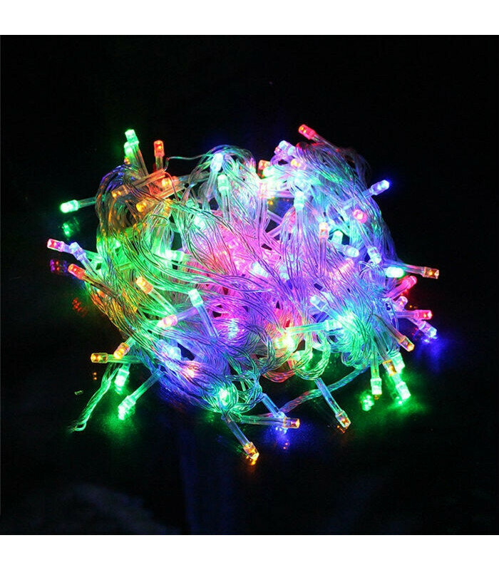 Светодиодная гирлянда "Нить". 220В. 20 метров. Цвет свечения: RGB. IP65