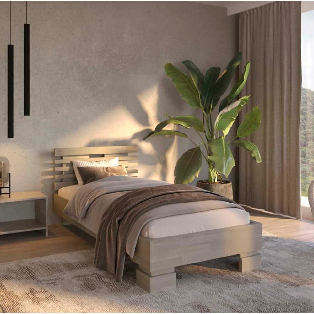 Кровать односпальная 90x200 Фудо цвет Бук