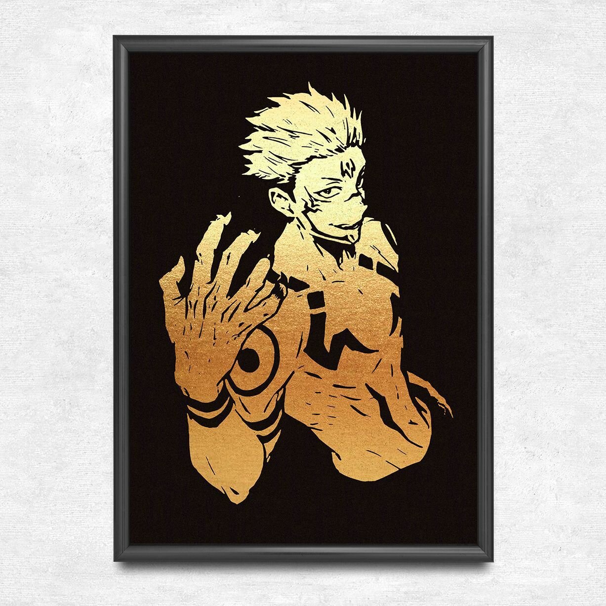 Постер на стену по аниме Магическая битва / Плакат интерьерный Sorcery Fight