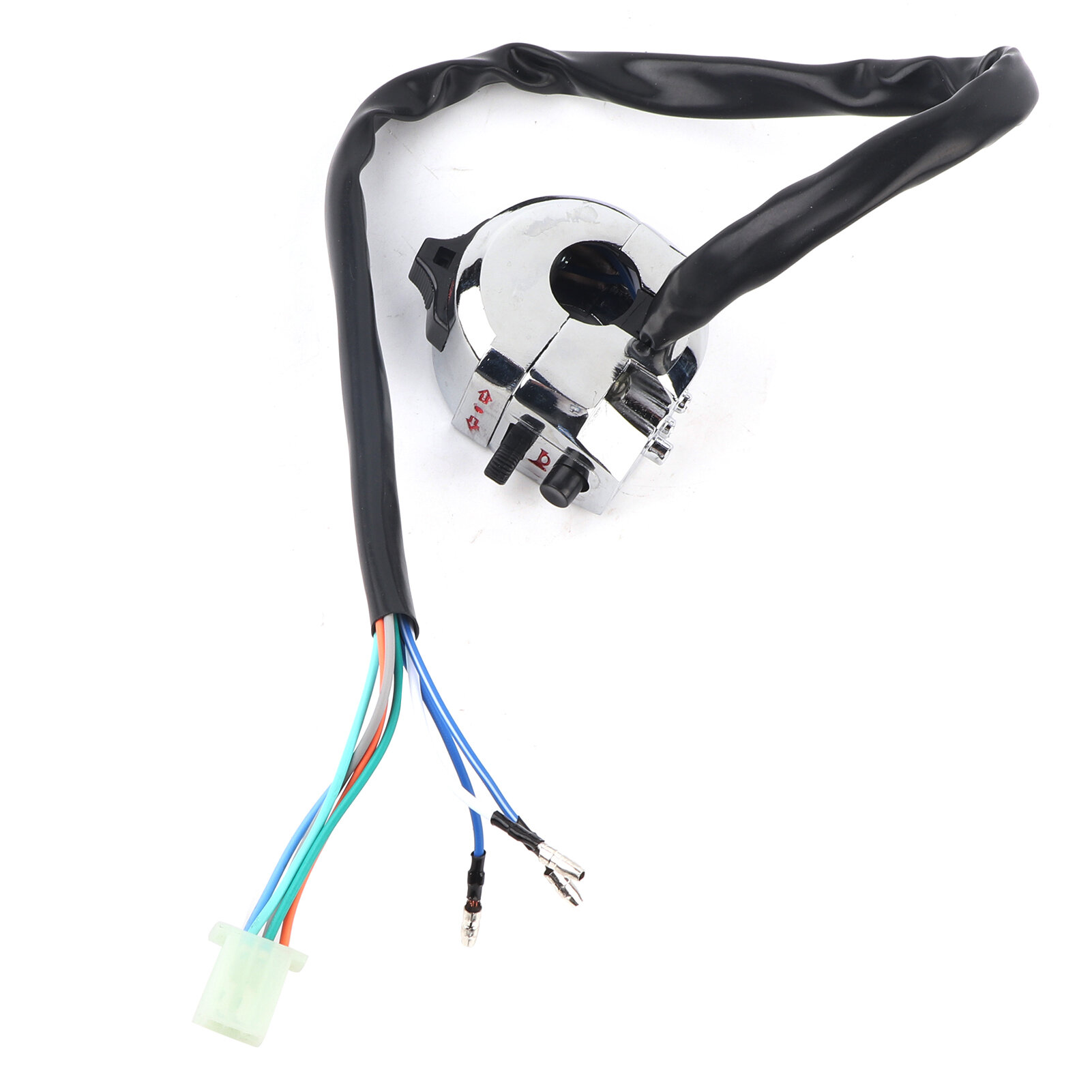 Кнопка Указателя поворота на Руле, Простой Переключатель управления Многофункциональный Универсальный для Рукоятки 22 мм