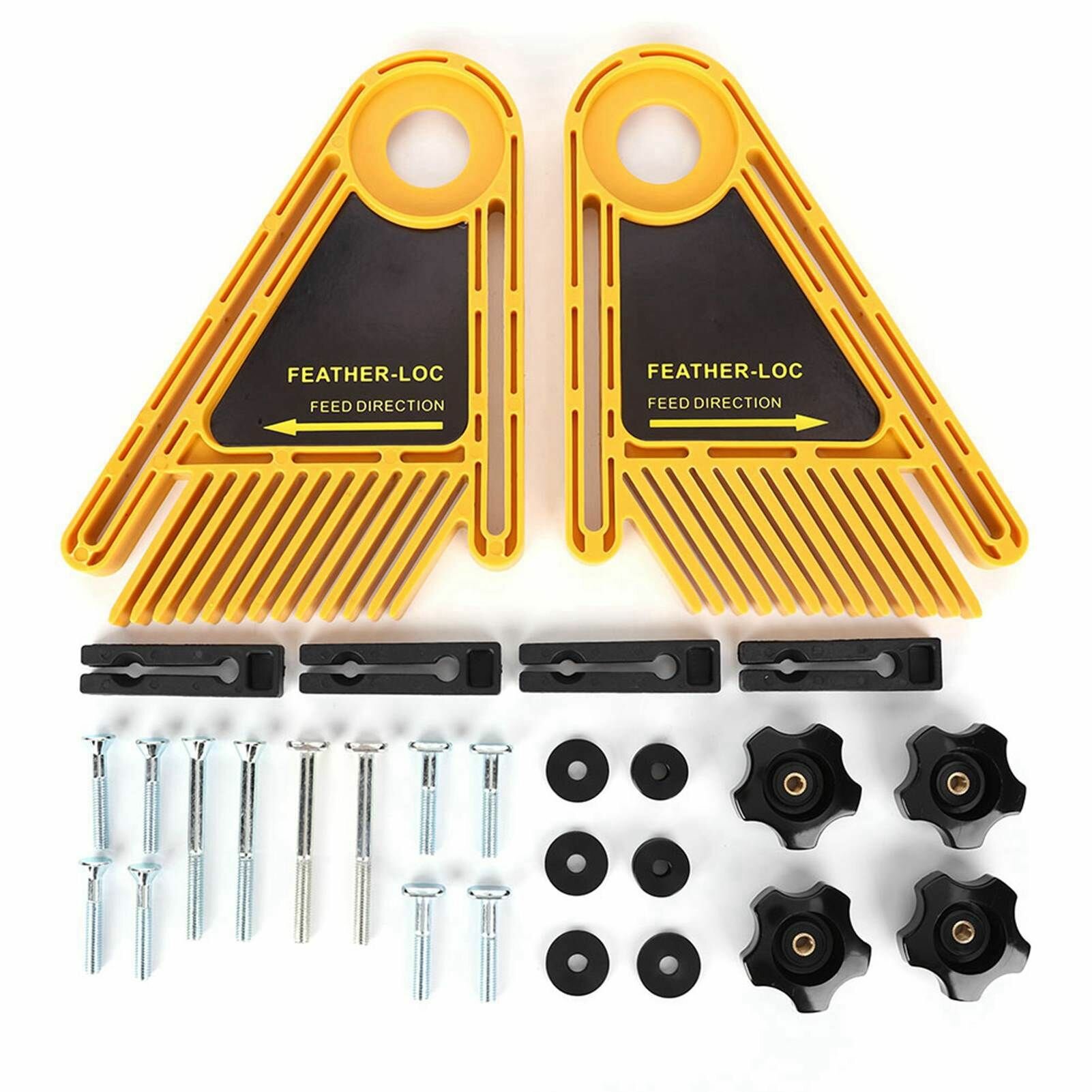 Перьевая доска для пилы, торцовочный калибр (желтый)