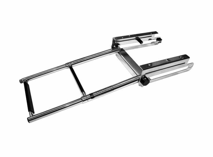 Трап подплатформенный телескопический с двумя ступеньками