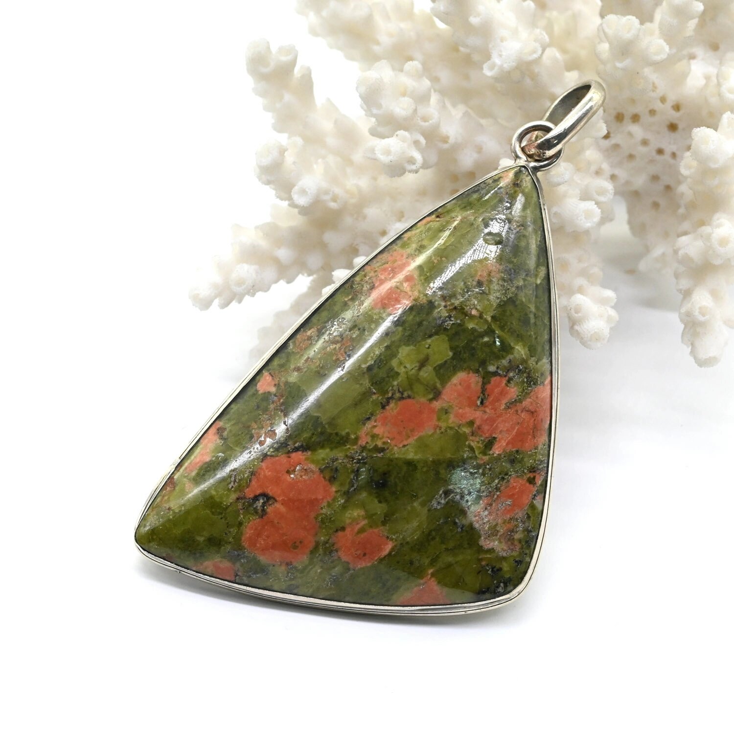 Подвеска Радуга Камня, унакит