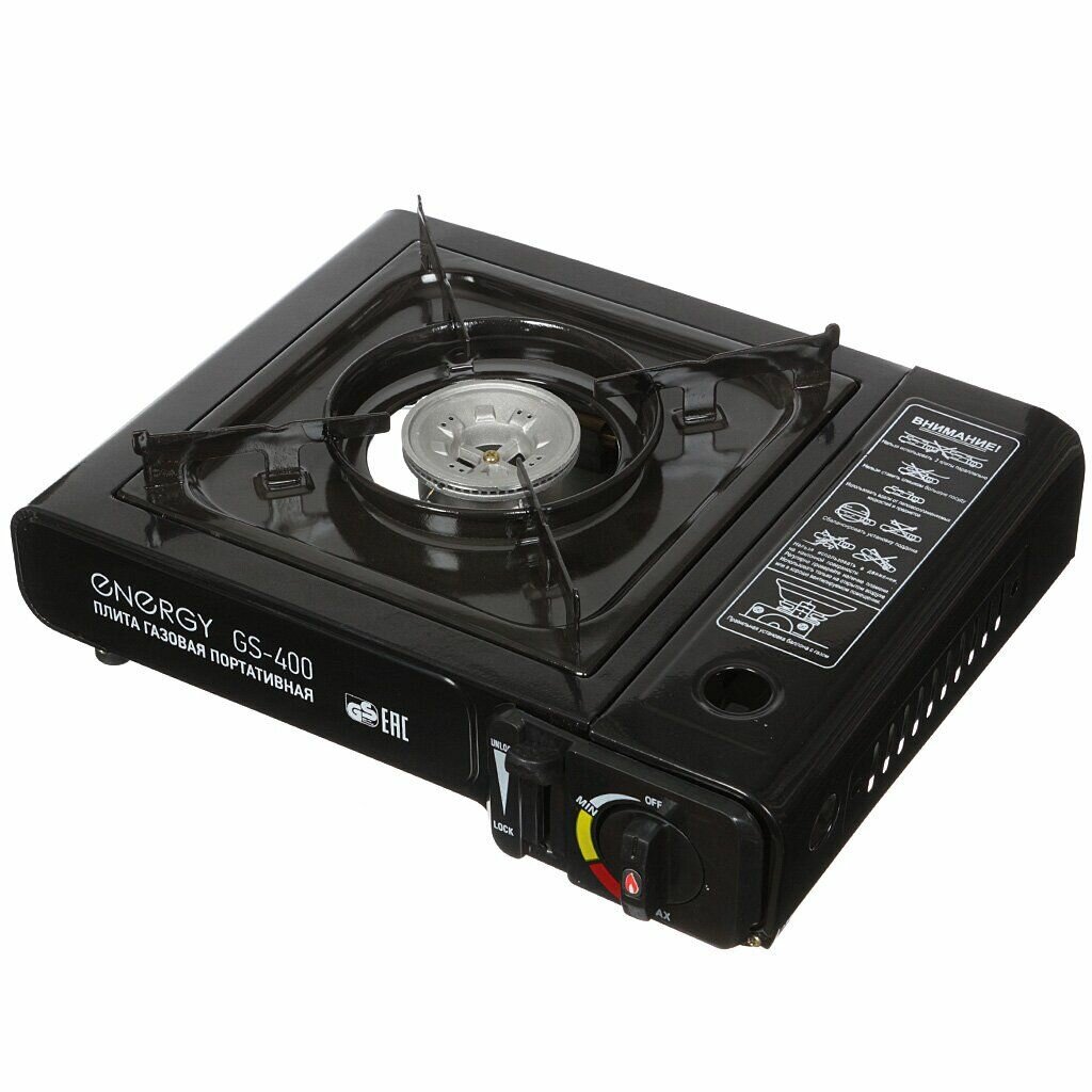 Плитка газовая портатив GS-400, 2,5кВт пьезоподжиг, кейс