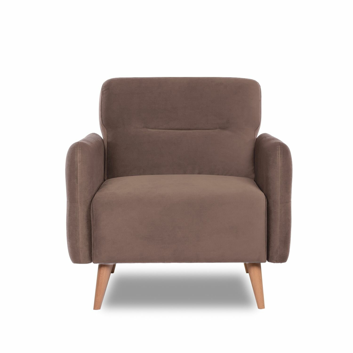 Кресло-релакс Велюр Formula 225 коричневое 79х90х86 см HYGGE FINSOFFA