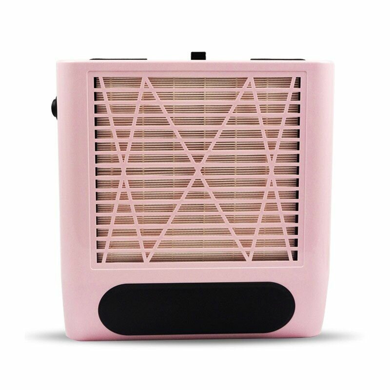Настольный маникюрный пылесос мощностью 80 Вт, розовый