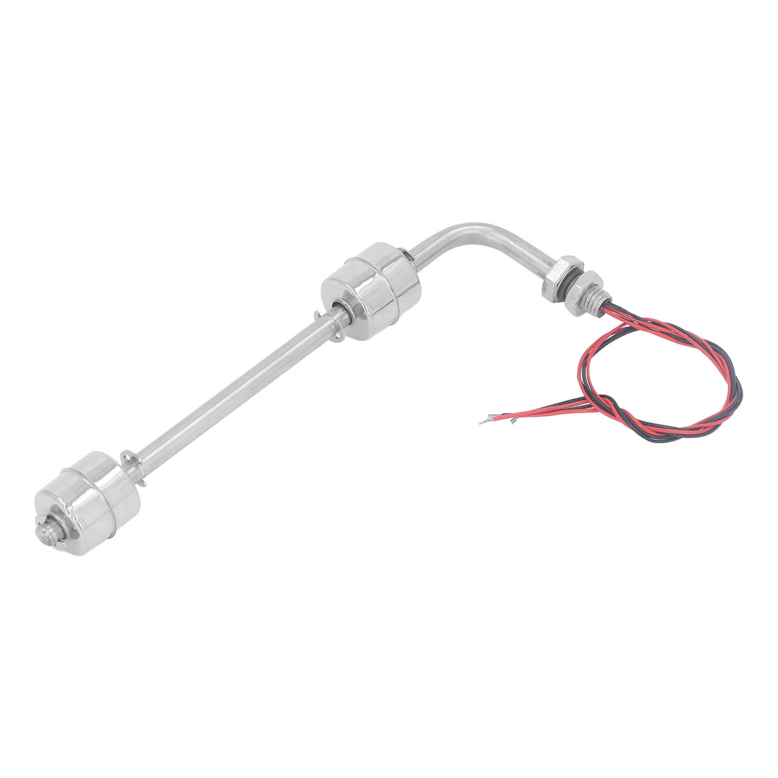 Датчик уровня воды, контроллер поплавкового выключателя из нержавеющей стали для насоса для бассейна, аквариума, пруда, AC DC 0 ~ 110 В, длина 200 мм