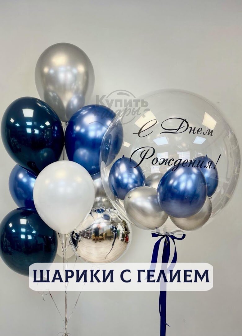 Воздушные шары с гелием, шарики воздушные "Для мужчины" №1894