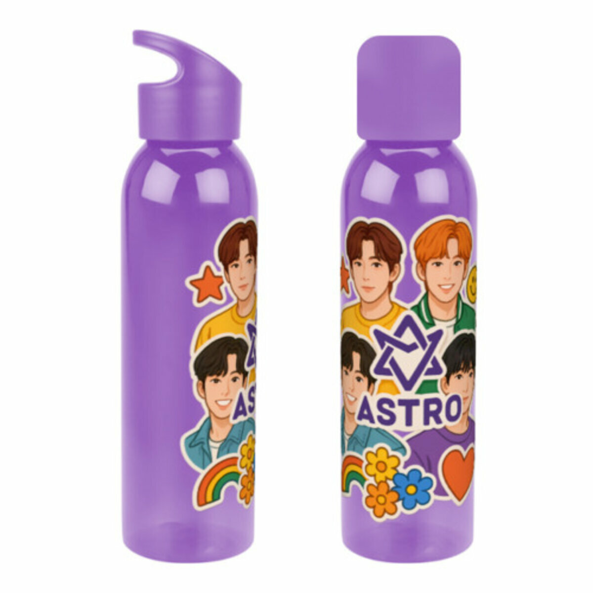 Бутылка для воды «Astro k-pop» (фиолетовый)