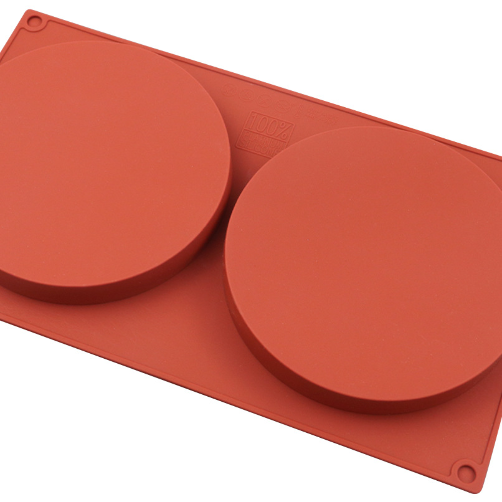 Форма для выпечки, 14 см, 1 шт, силикон, красный