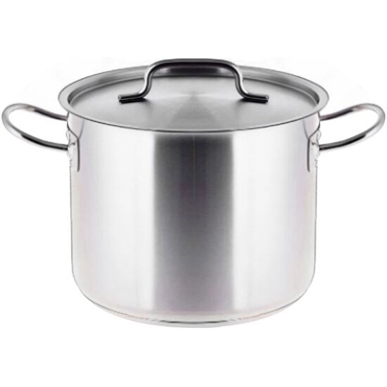 Кастрюля Mallony Elegante 7.1 л, с крышкой, нерж. сталь (109011)