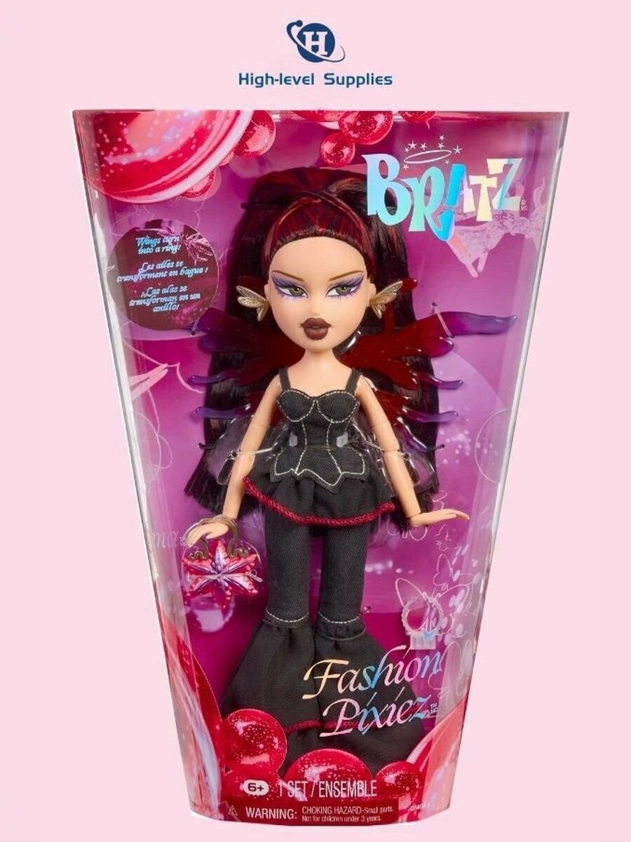 Кукла Bratz Fashion pixiez Модная эльфийская кукла Фантазия дух бабочки