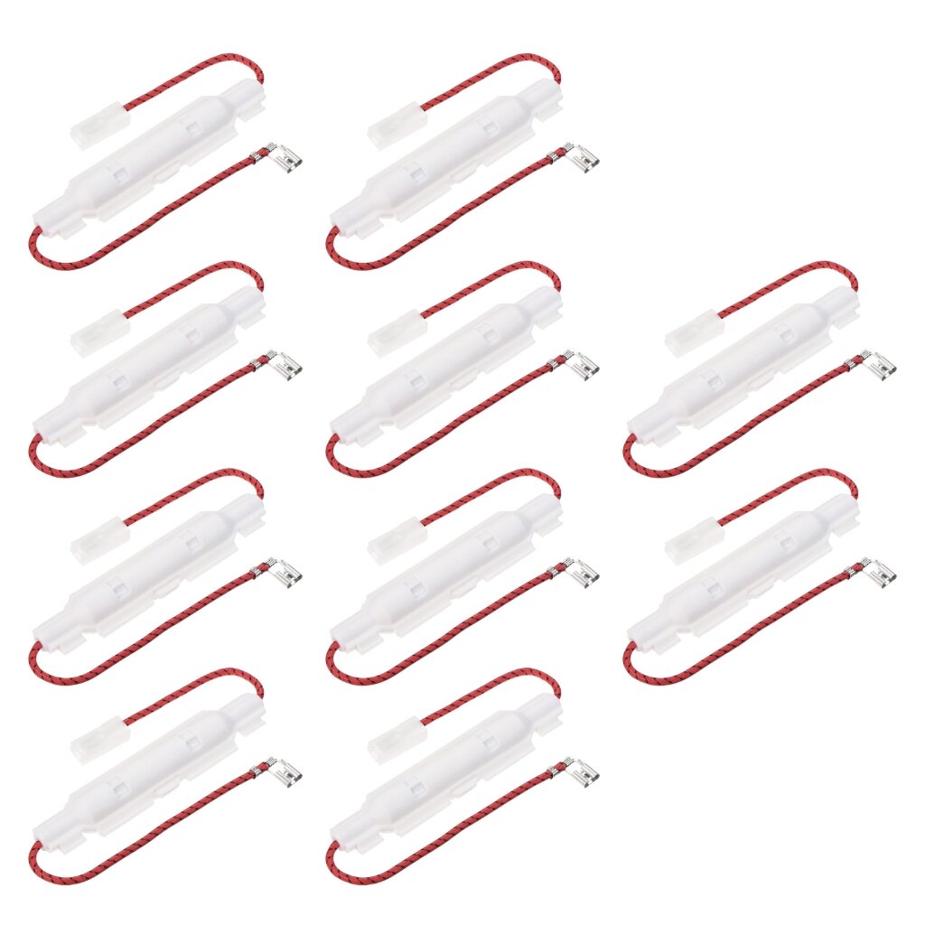 10 Упаковок предохранителей медленного срабатывания для микроволновой печи Аксессуары для микроволновой печи для духовки