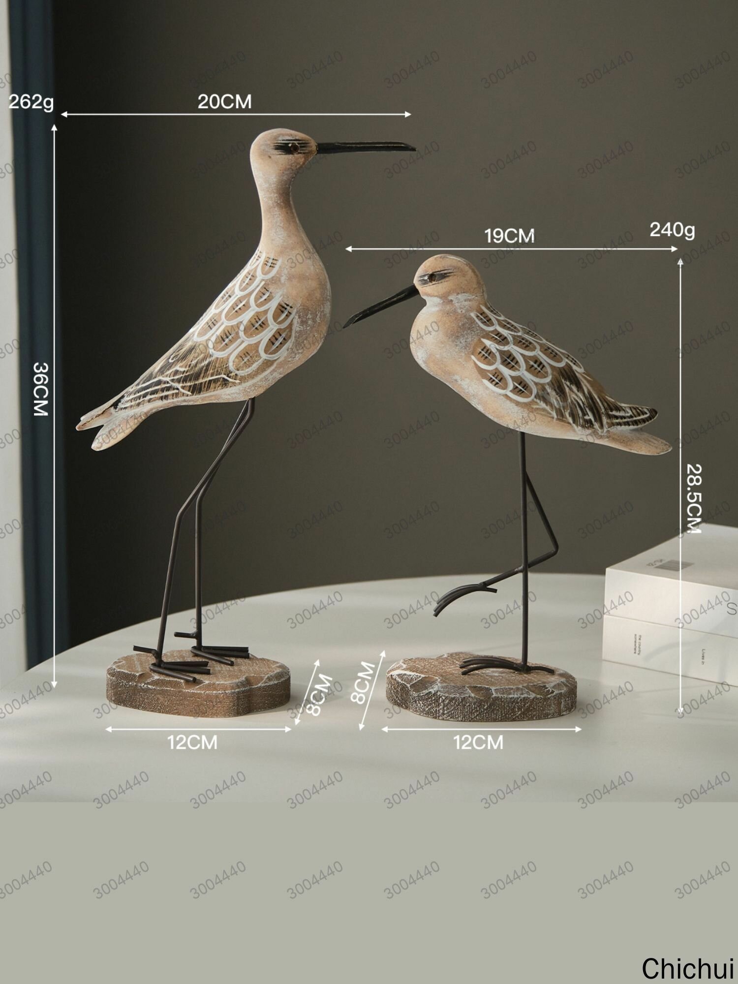 Фигурки, формы птиц, деревянные украшения, подарок