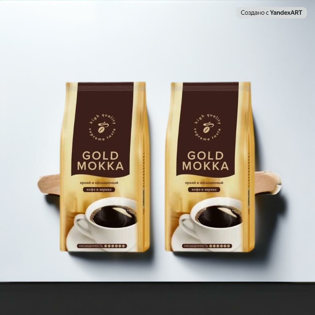 Кофе в зернах Tchibo Gold Mokka, натуральный, 1000 г, 2 упаковки