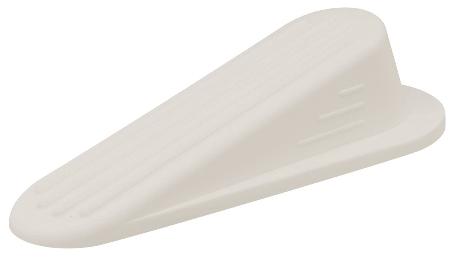 Стопор-фиксатор клин дверной резина 25х108 мм цвет белый