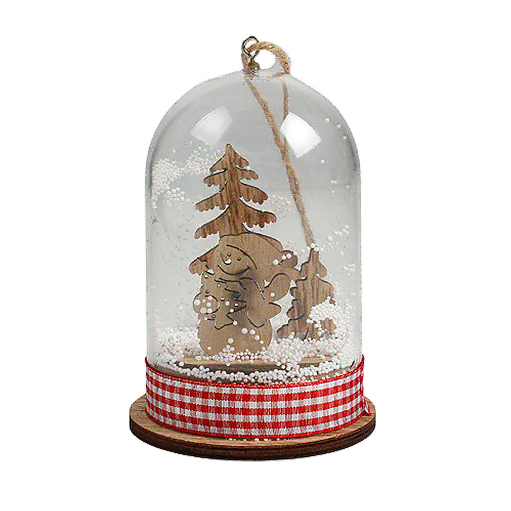 Рождественские настольные фонарики. Винтажный настольный фонарь со свечой и светодиодной подсветкой.