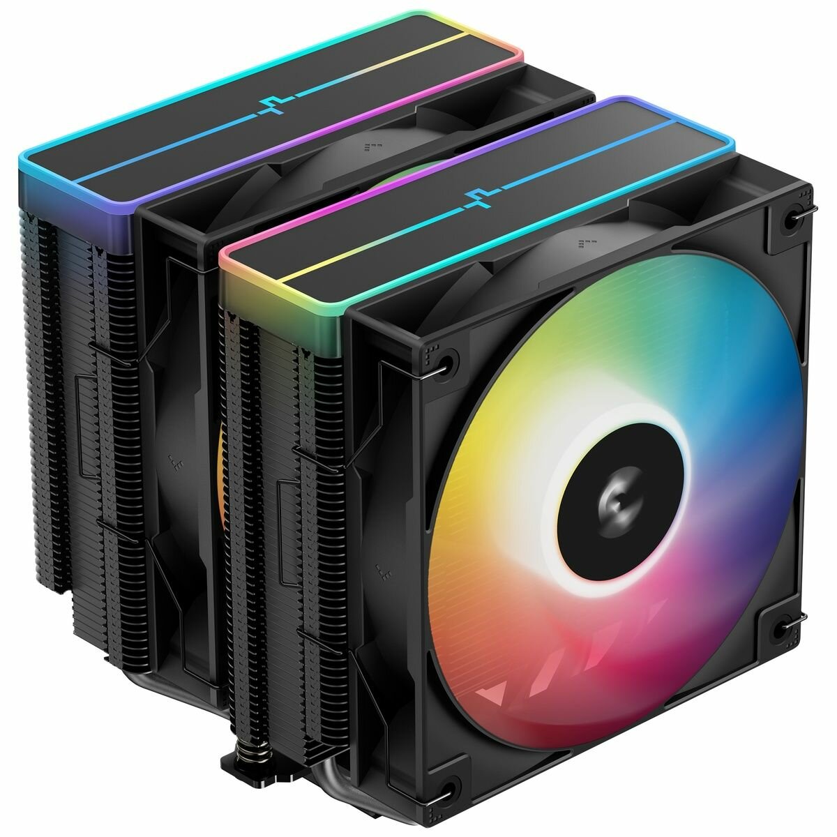 Кулер для процессора Deepcool AG620 BK ARGB V2, 260Вт, 4-pin + 3-pin, RTL (R-AG620-BKAMMN-GJD)