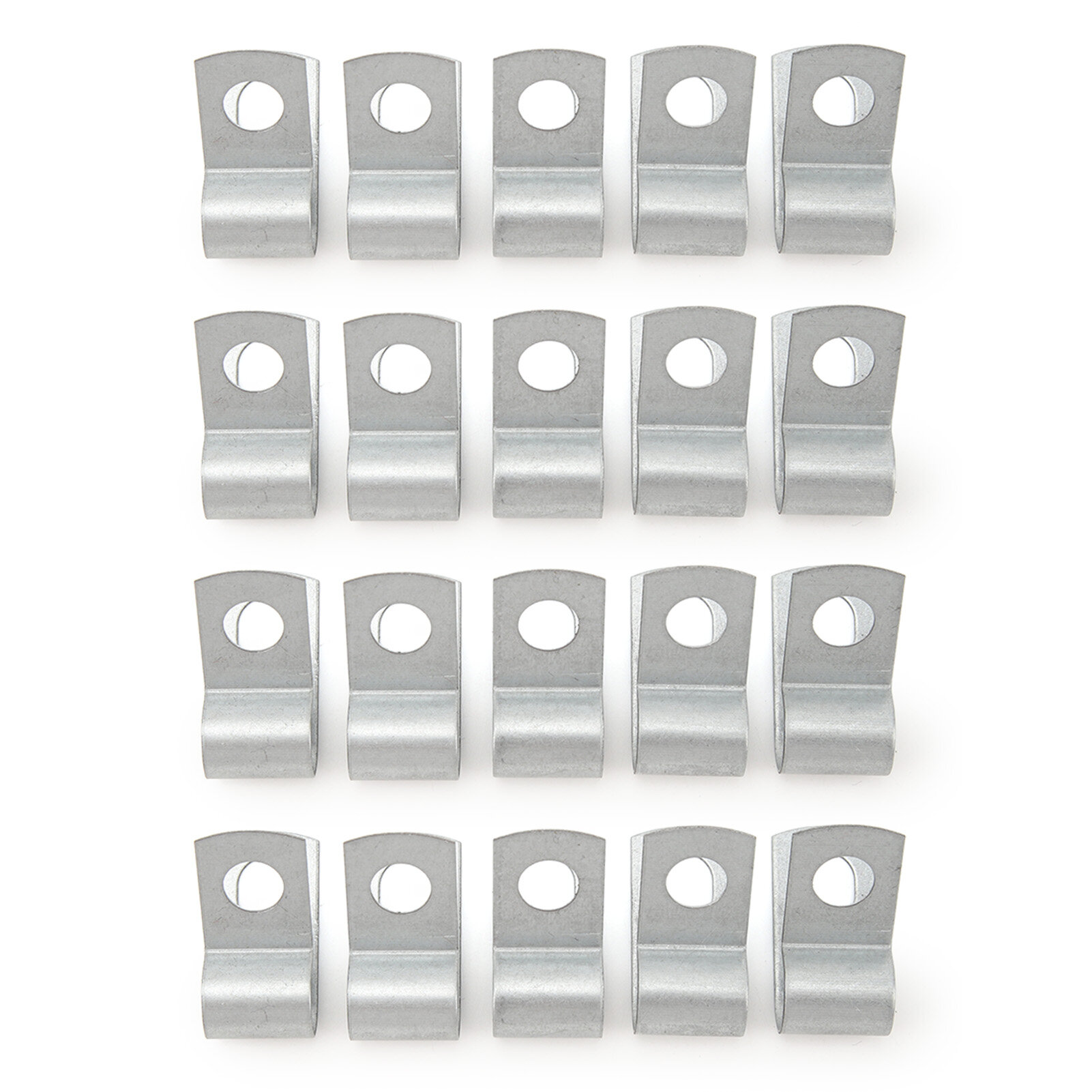 Набор зажимов для топливных и тормозных трубок из металла, 20 шт, универсальное крепление, для автомобилей 5/16 дюйма