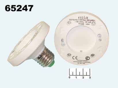 Патрон-переходник E27-GX53 белый Ecola