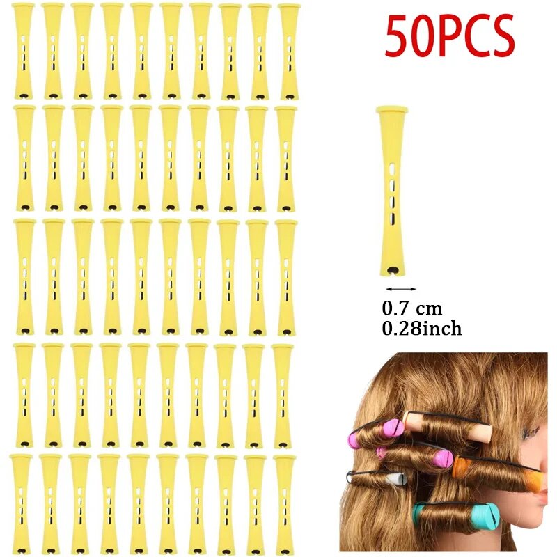 Бигуди для завивки волос 50 шт, Цвет: 50PCS4