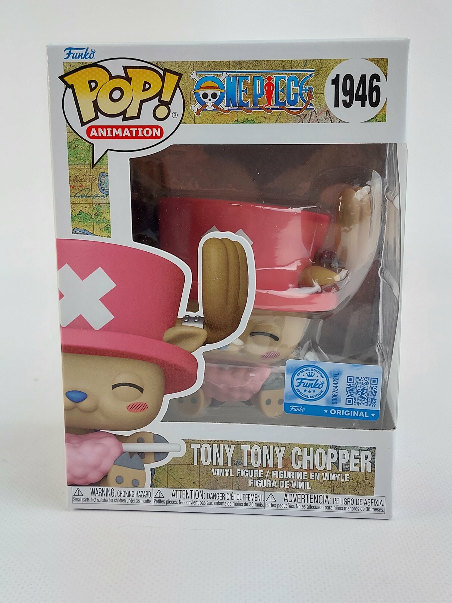 Фигурка Тони Тони Чоппер со сладкой ватой Tony Tony Chopper with Cotton Candy из аниме Ван Пис Большой Куш 1946