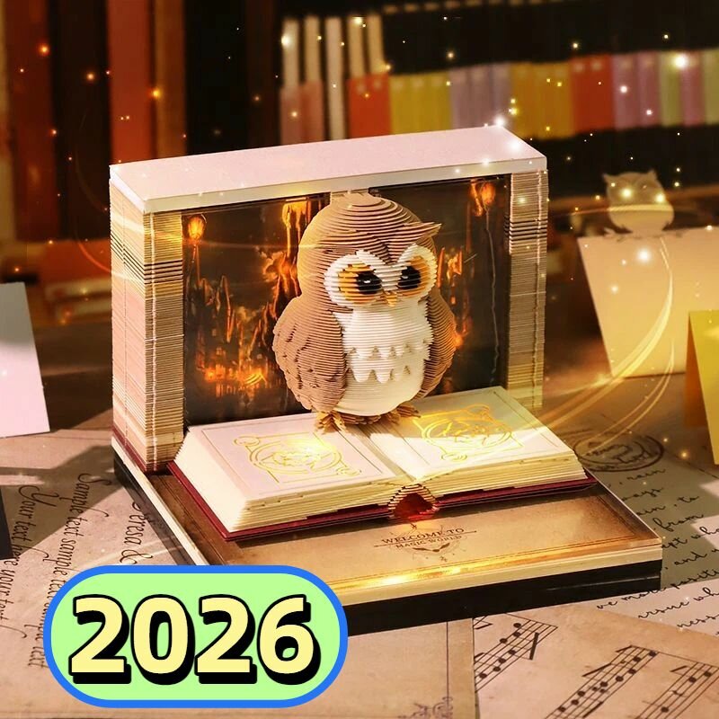 3д календарь отрывной/3D tear-off calendar 2026