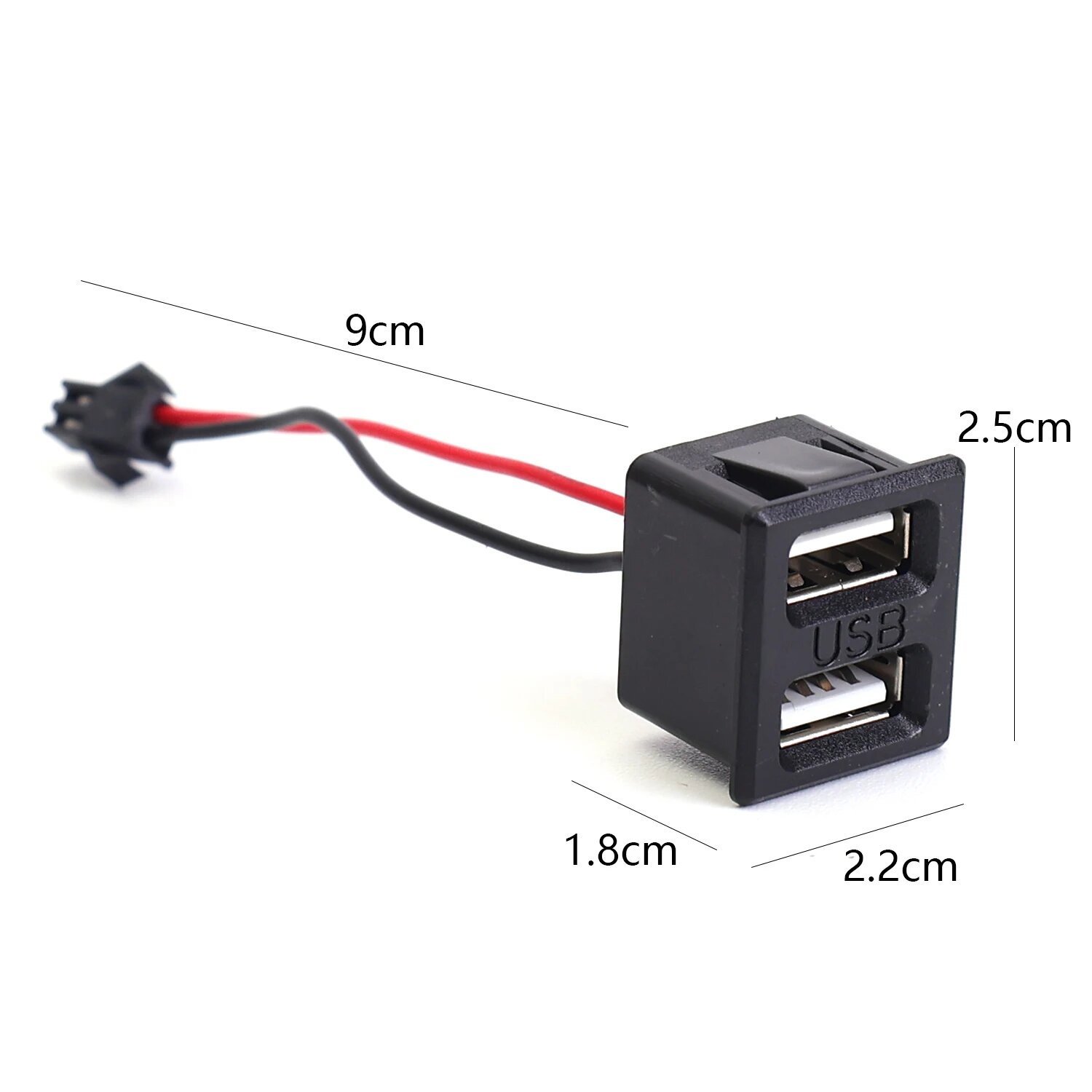USB удлинитель Dual USB с кабелем