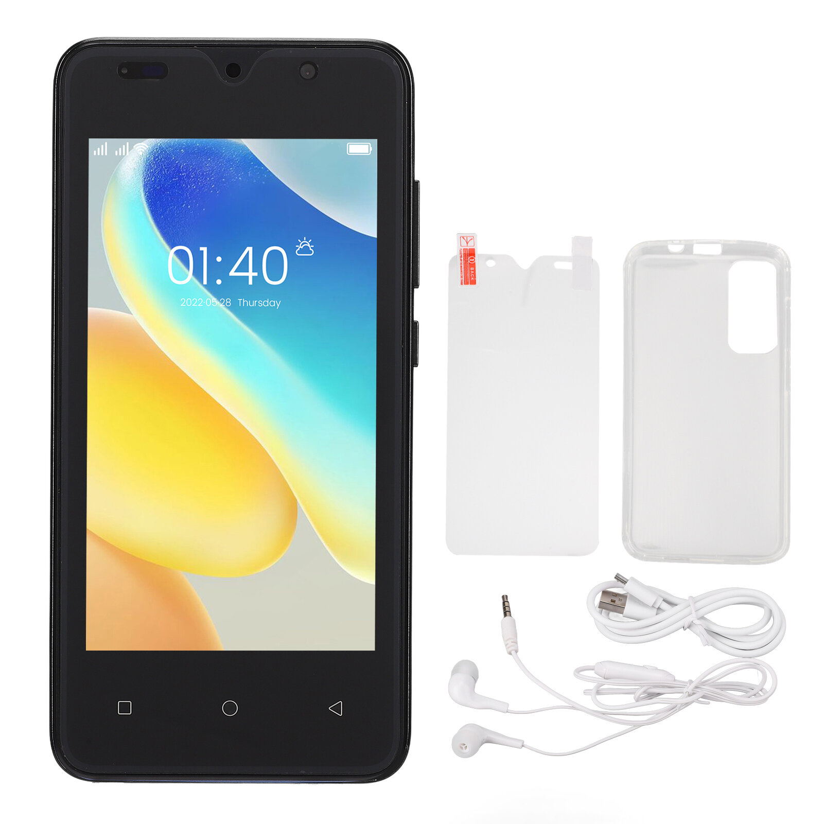 Y53S 4,66 дюйма HD Экран RAM 2GB ROM 32 ГБ распознавание лица Ультра -тонкие телефона Двойные карты двойные резервные резервы черные