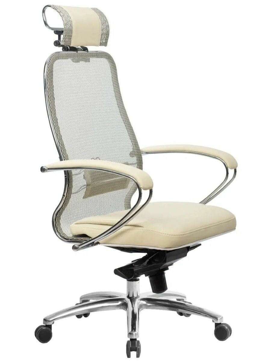 Кресло офисное, эргономическое Metta Samurai SL-2.04 бежевое , регулируемое