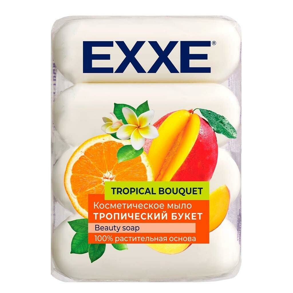 Мыло EXXE тропический букет 4ШТ*70Г белое