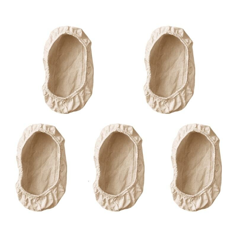 Круглые тканевые вкладыши для корзинок для расстойки хлеба, 5 шт, 25 на 15 на 8