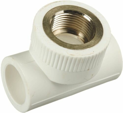 Тройник PPRC комбинированный 25*1/2"вн.*25 кросс