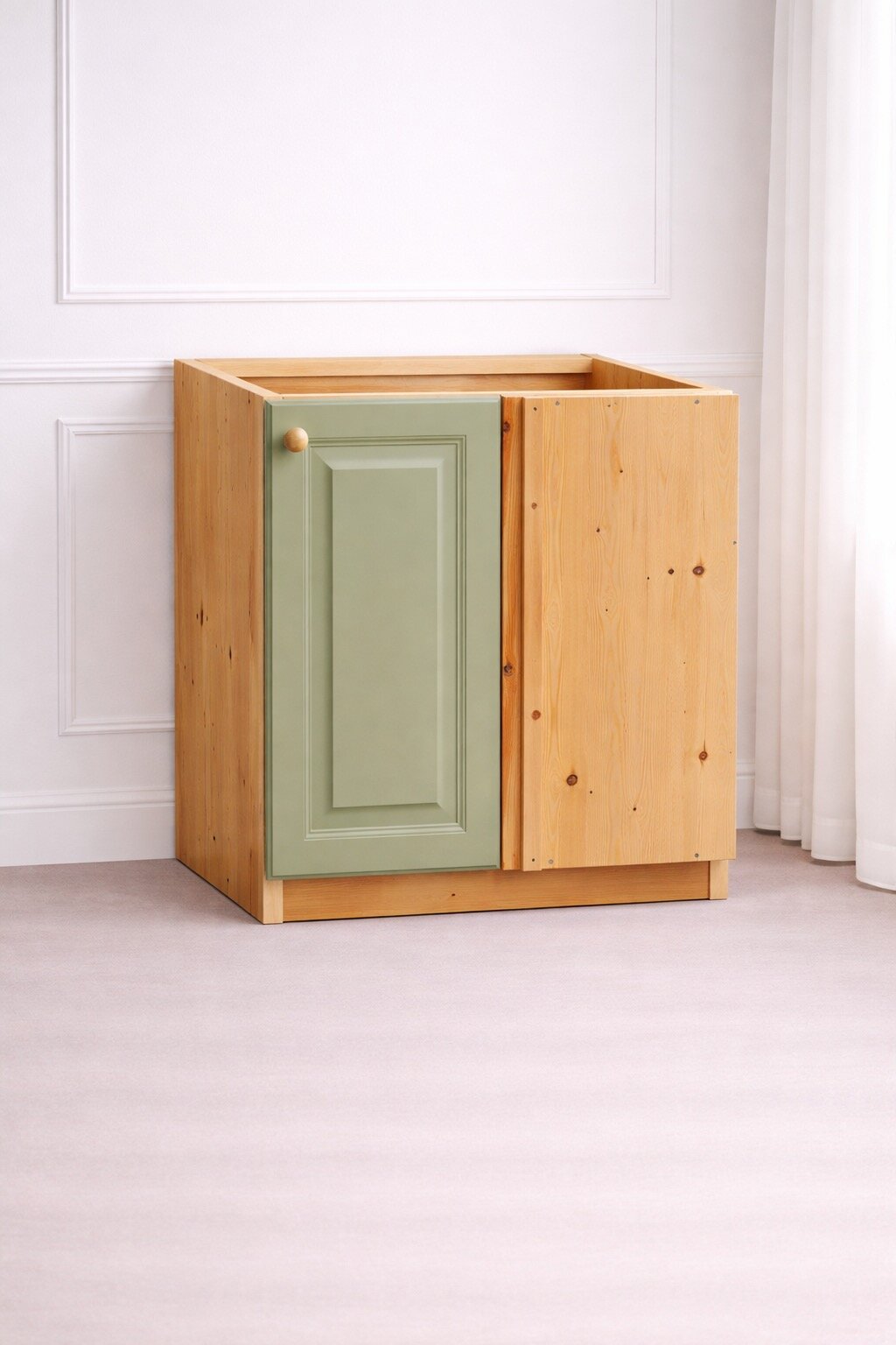 Кухонный модуль напольный, тумба угловая. Кухня Олива арт.386