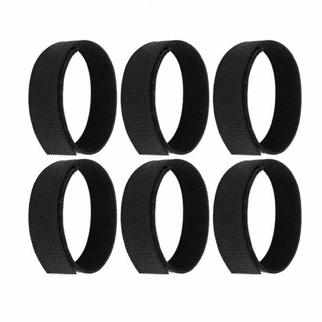 6 шт. Велосипедные манжеты для щиколотки с креплением для брюк и ремнями