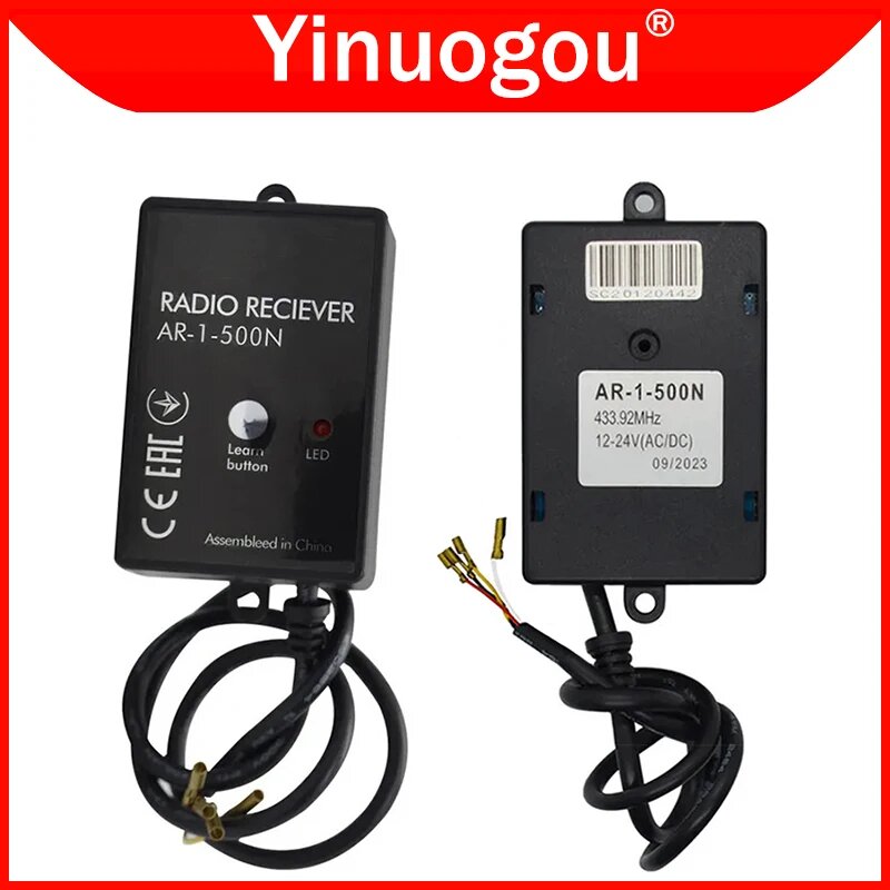 ALUTECH AR-1-500N AT-4N RADIO Приемник 12-24V AC/DC Приемник дистанционного управления гаражными воротами 433,92МГц для ворот с брелоком и шлагбаумов