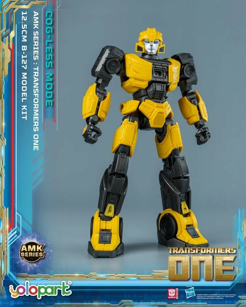 Трансформеры игрушки YOLOPARK TRANSFORMERS ONE AMK Series Cog-less Mode B-127(Bumblebee) коллекционный сборочный робот