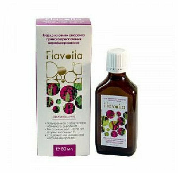 Масло Сашера-Мед Flavoila оригинальное семян амаранта, 50 мл