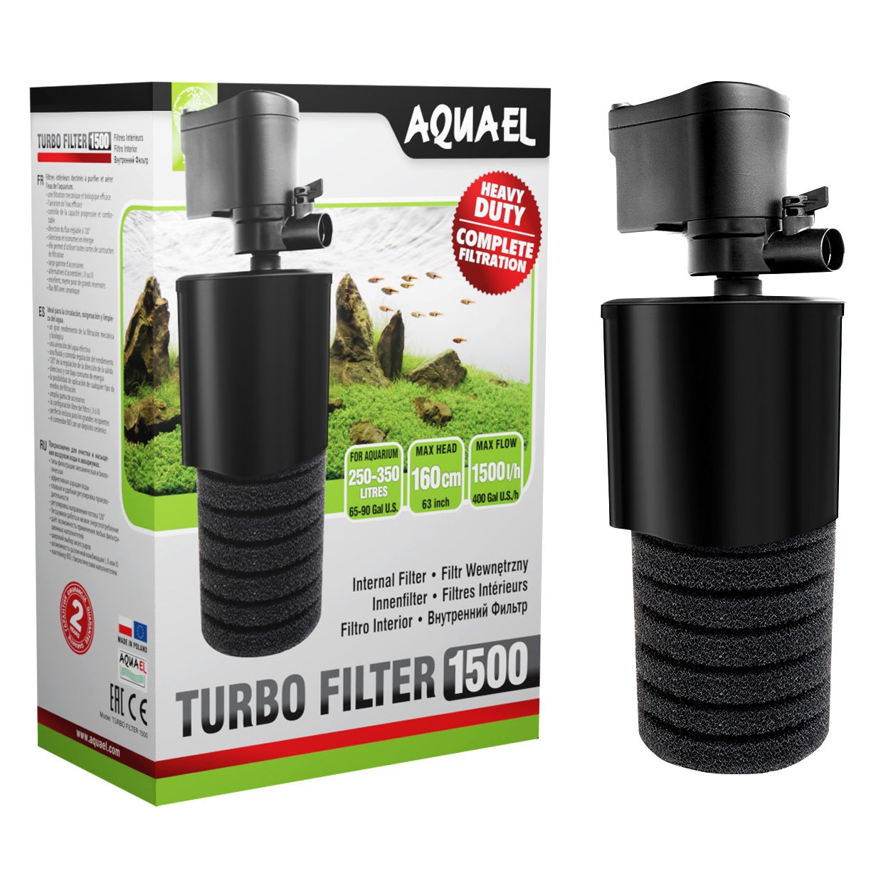 Фильтр для аквариума TURBO FILTER 1500 (250 - 350 л)