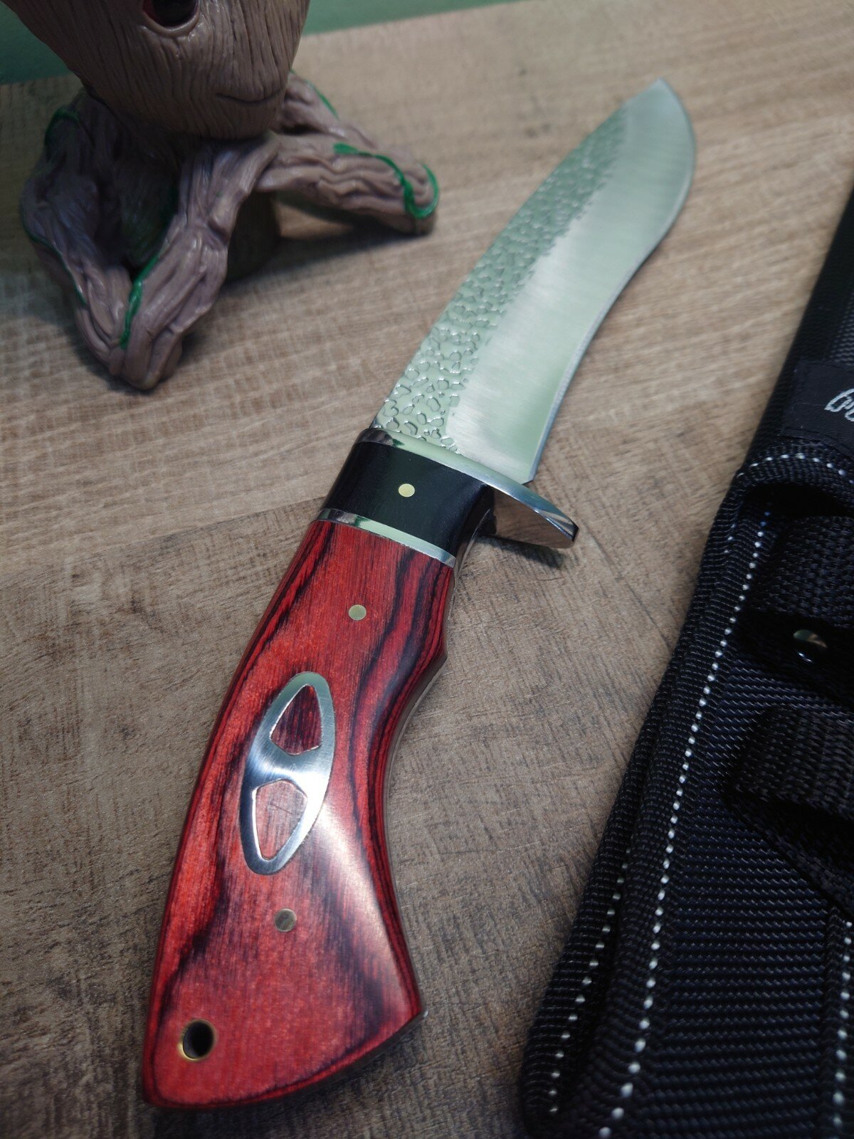 Нож для охоты, рыбалки и туризма COLUMBIA , длина клинка 18 см, сталь 65Х13, ножны / В чехле / Длинна изделия 30 см.