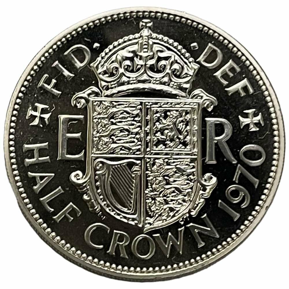 Великобритания 1/2 кроны 1970 г. (Proof)