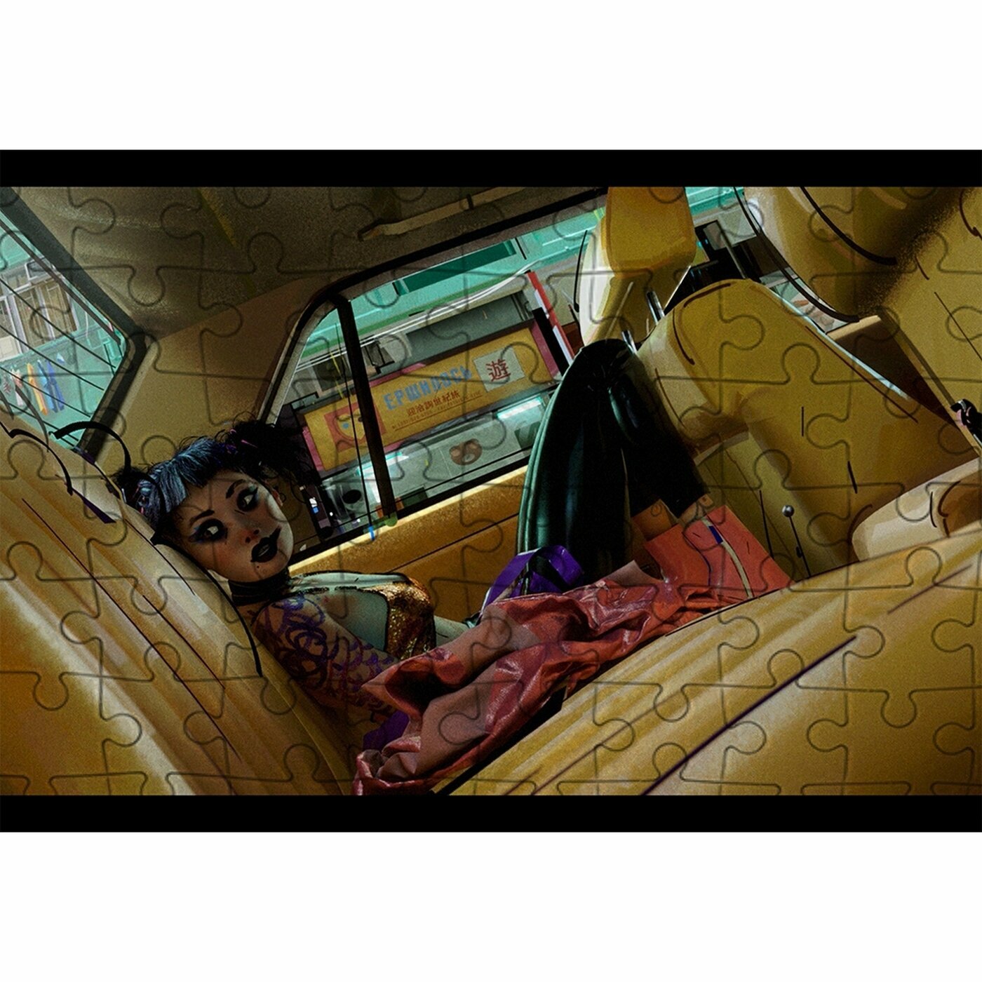 Пазл картонный А3: модель LoveDeathRobots - 72